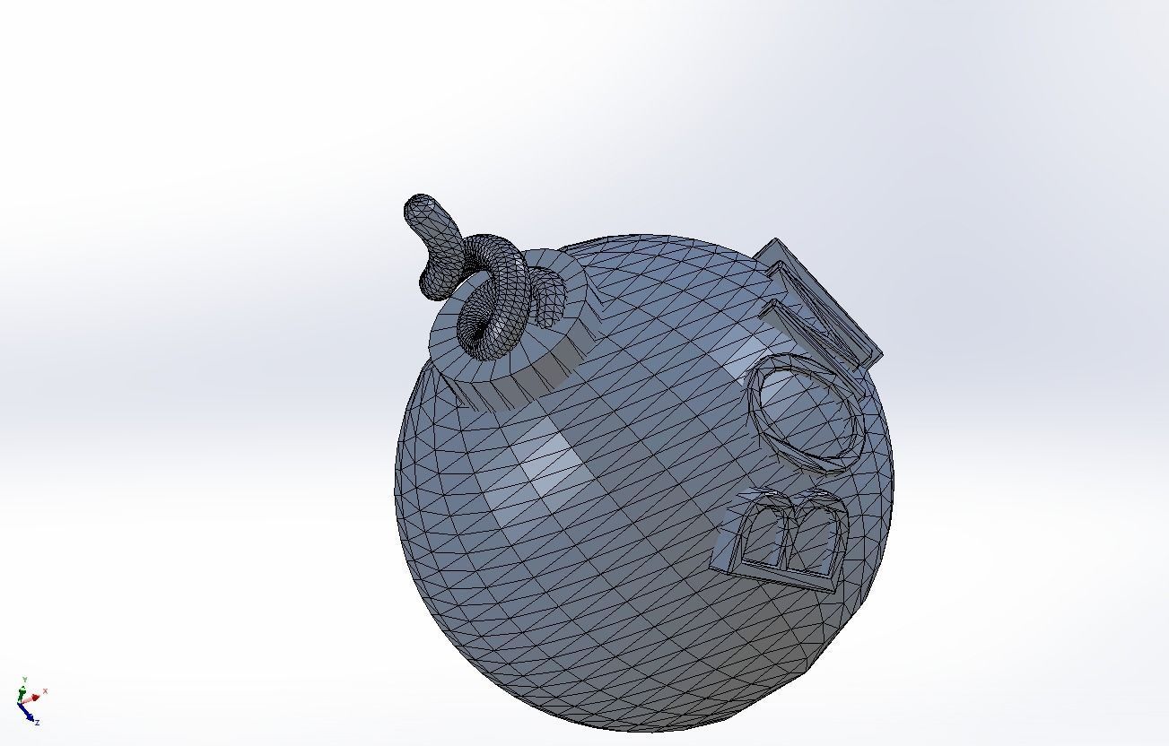 Bomb MK1 VR Design 3D model 3D printable | CGTrader