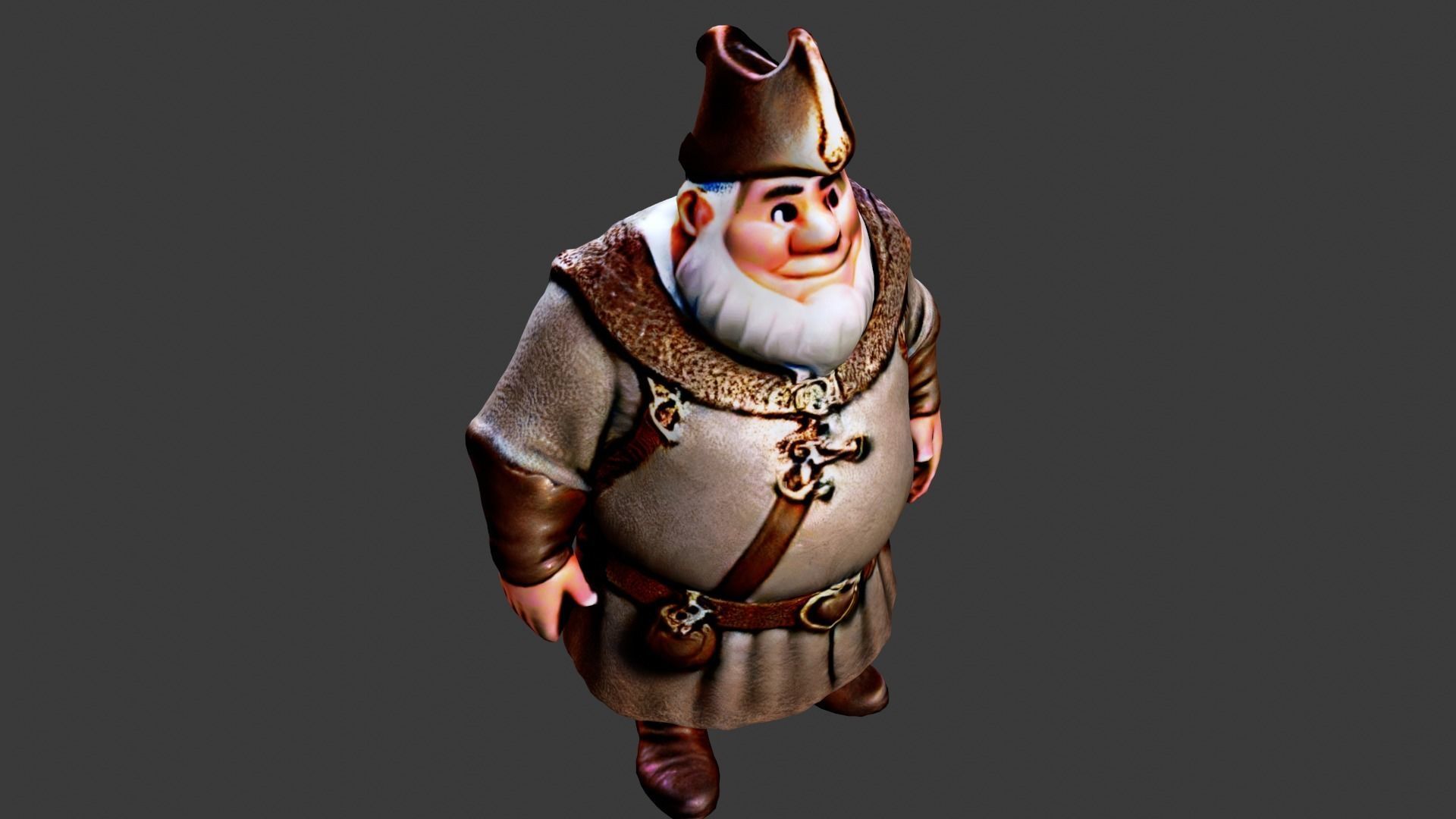 3D model Medieval Fat Peasant VR / AR / low-poly | CGTrader