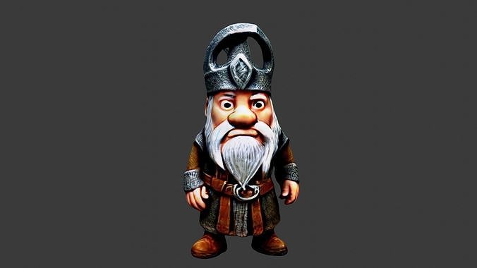3D model Dwarf VR / AR / low-poly | CGTrader