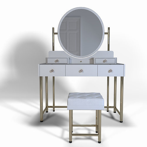 Makeup vanity 3dmax 3D model animated | CGTrader