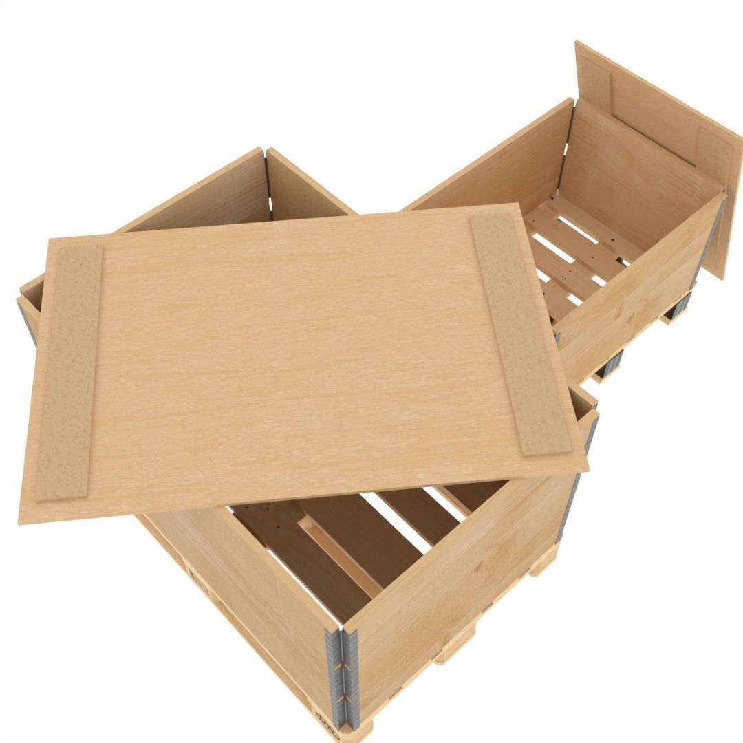 Pallet extension for EUR and DHP 3D model | CGTrader