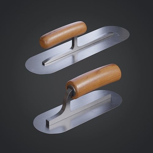 Two Pool Trowels 3D Model Collection | CGTrader