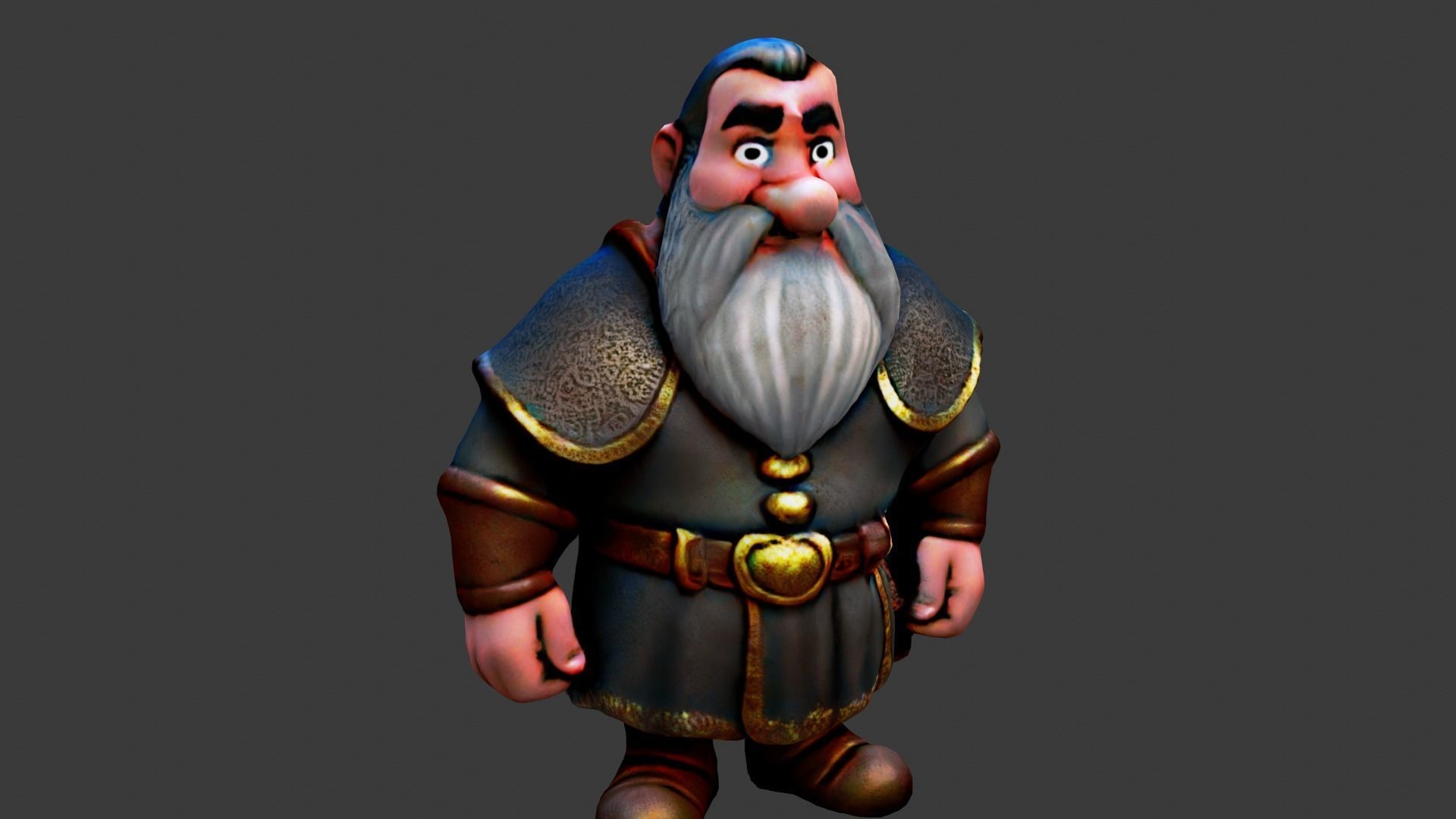 3D model Dwarf VR / AR / low-poly | CGTrader