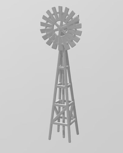 Farm Windmill by Outland Models 3D Printable 3D model 3D printable ...