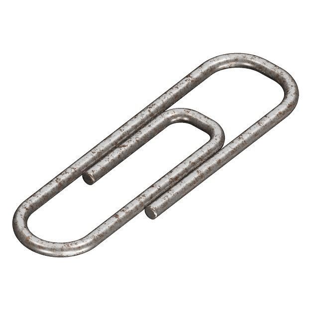 Rusty Paper Clip 3D model | CGTrader