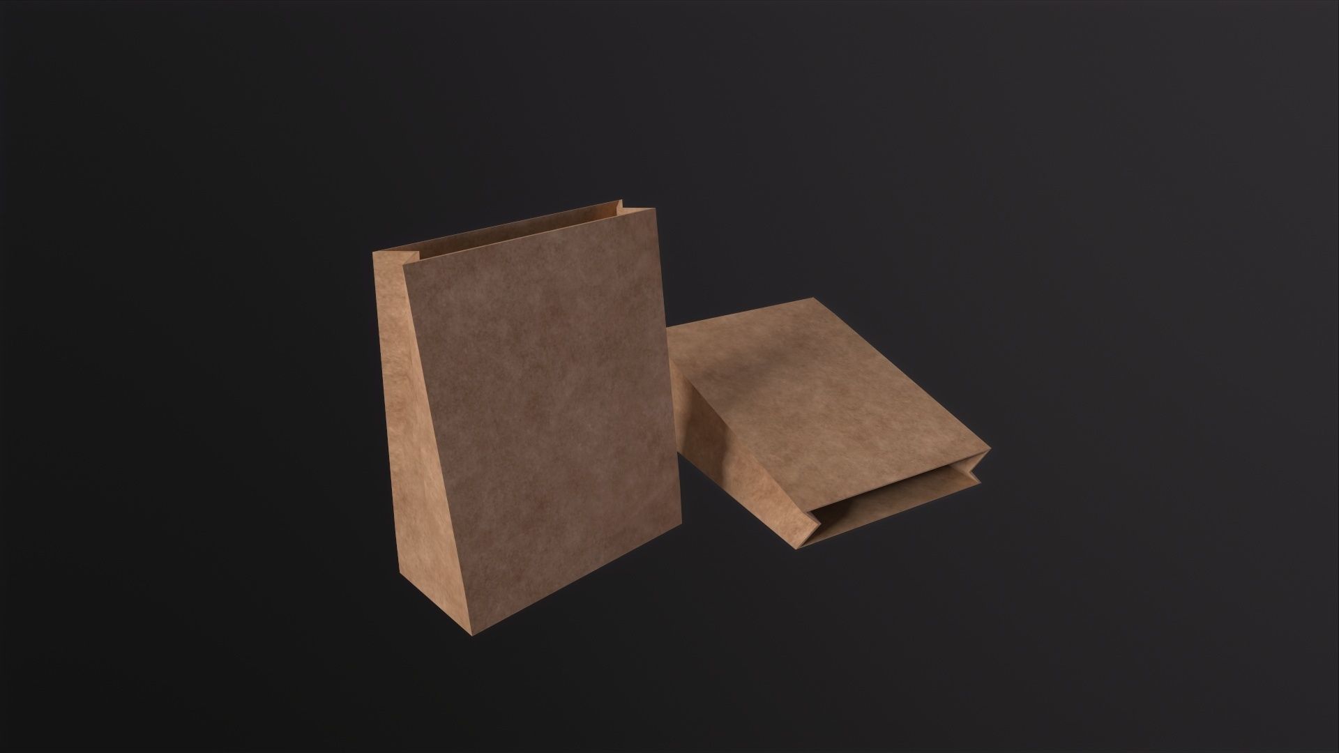 3D model Paper Bag 3D Model VR / AR / low-poly | CGTrader