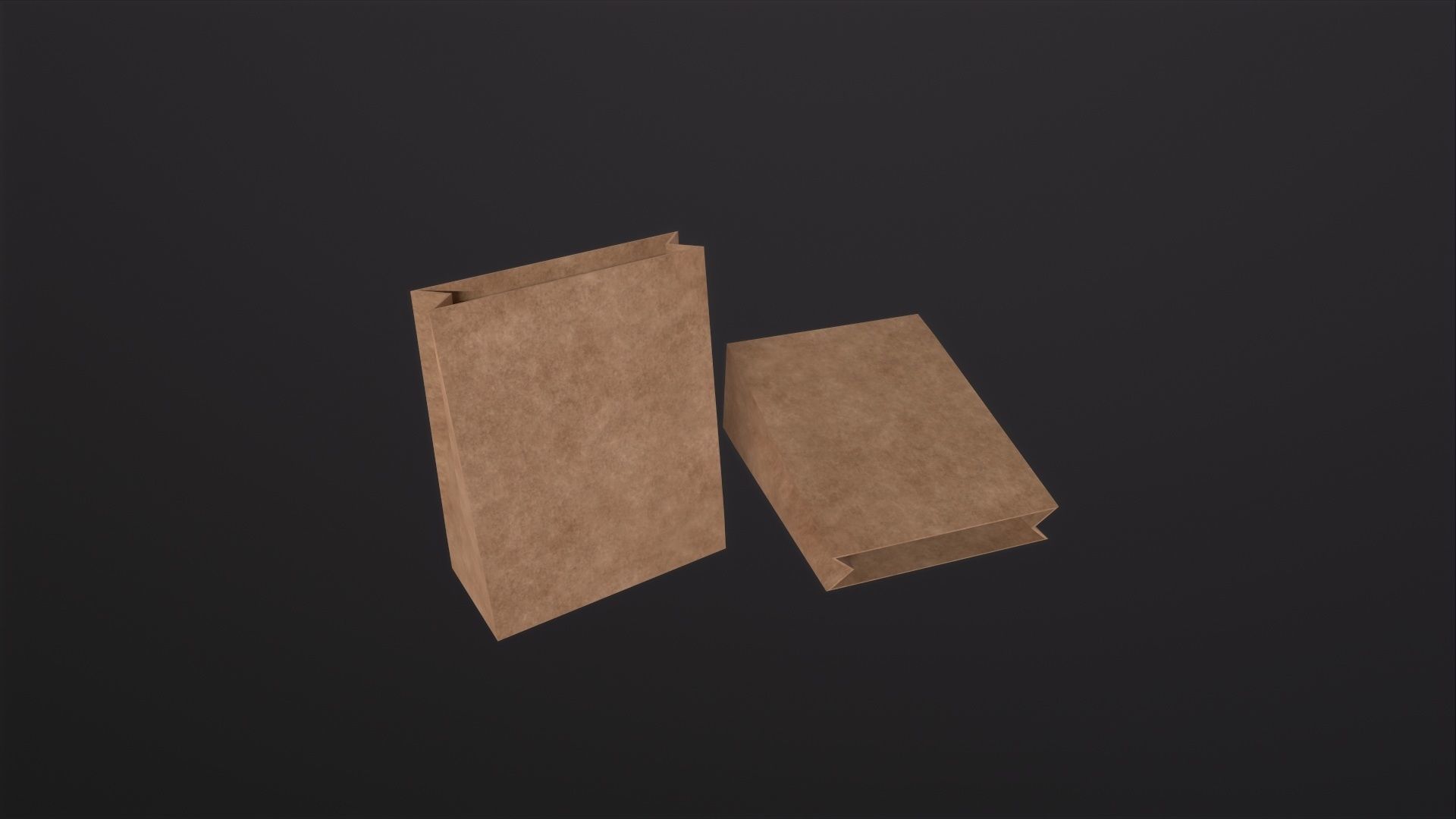3D model Paper Bag 3D Model VR / AR / low-poly | CGTrader
