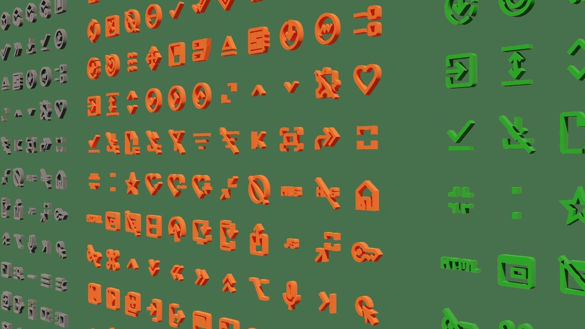 3D model UI Icon Pack VR / AR / low-poly | CGTrader