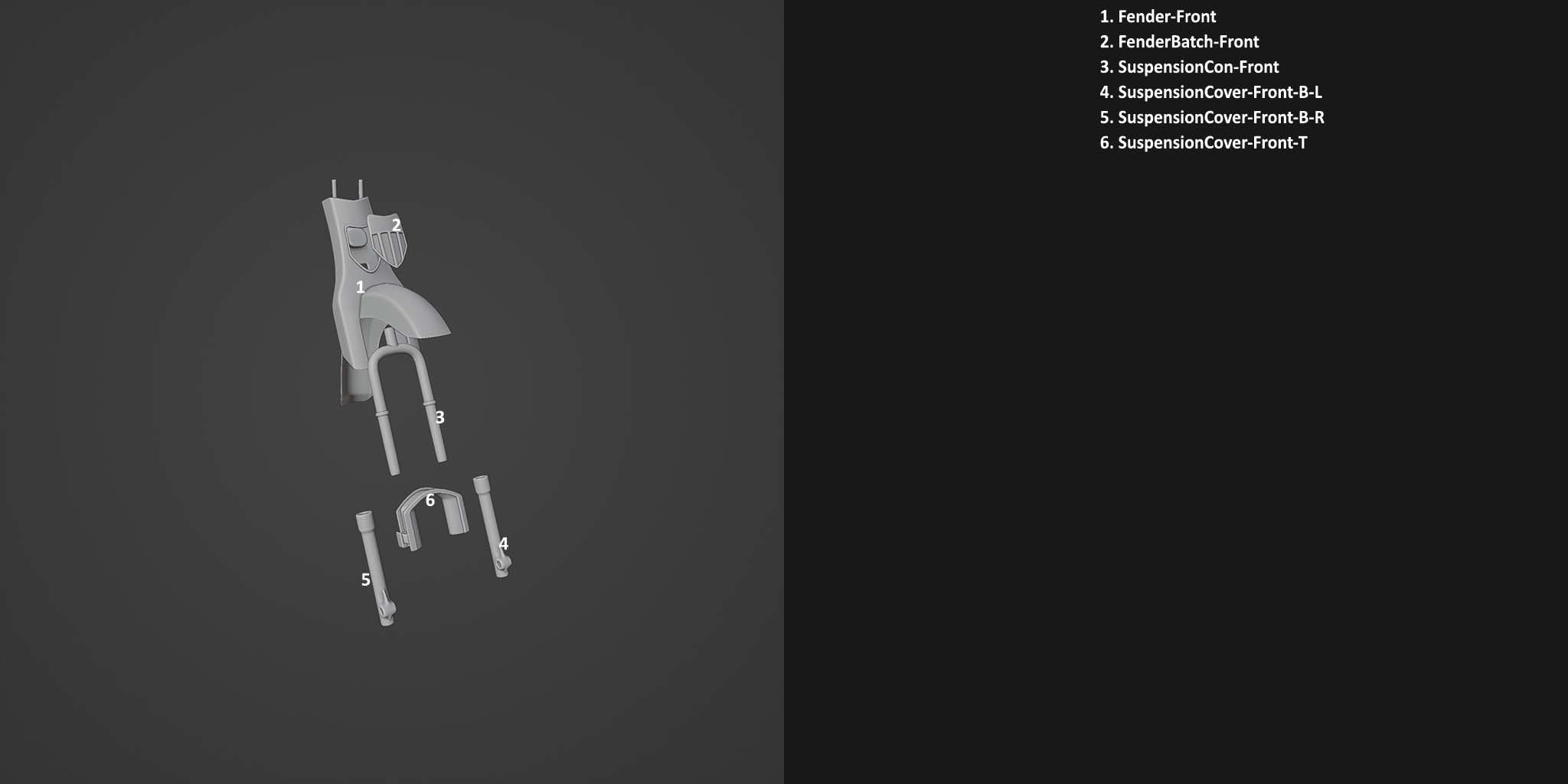 3D Print-Ready Motor Bike 3D model 3D printable | CGTrader