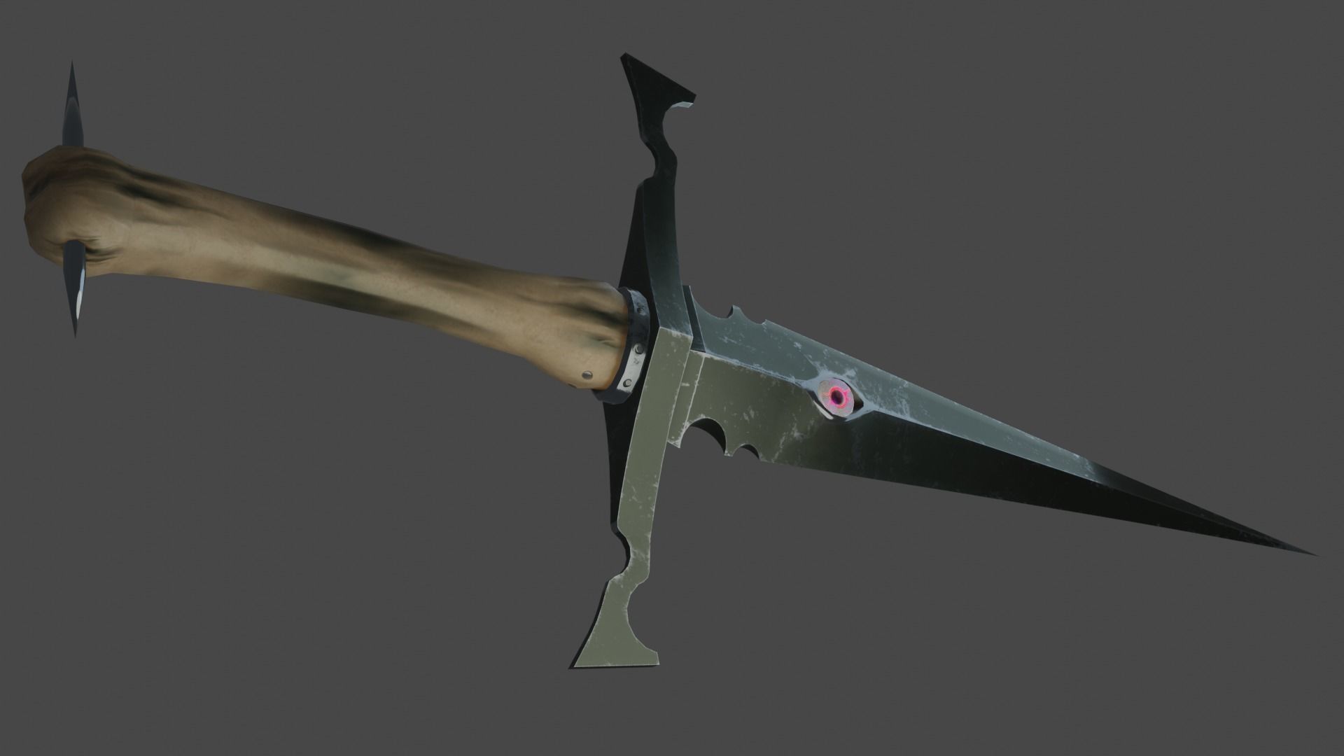 3D model Bone dagger VR / AR / low-poly | CGTrader