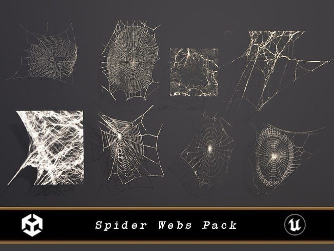 3D model Spider Webs VR / AR / low-poly | CGTrader