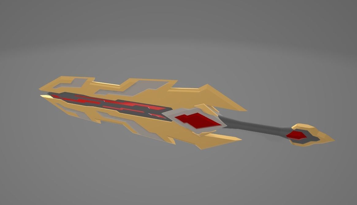 Dragon slayer great sword 3D model | CGTrader