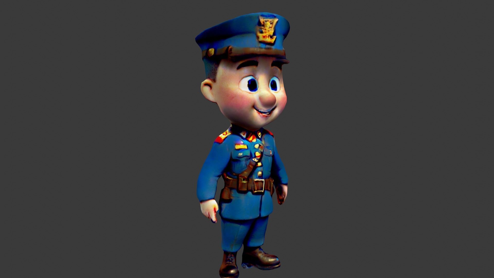 3D model World War II Pilot Soldier VR / AR / low-poly | CGTrader