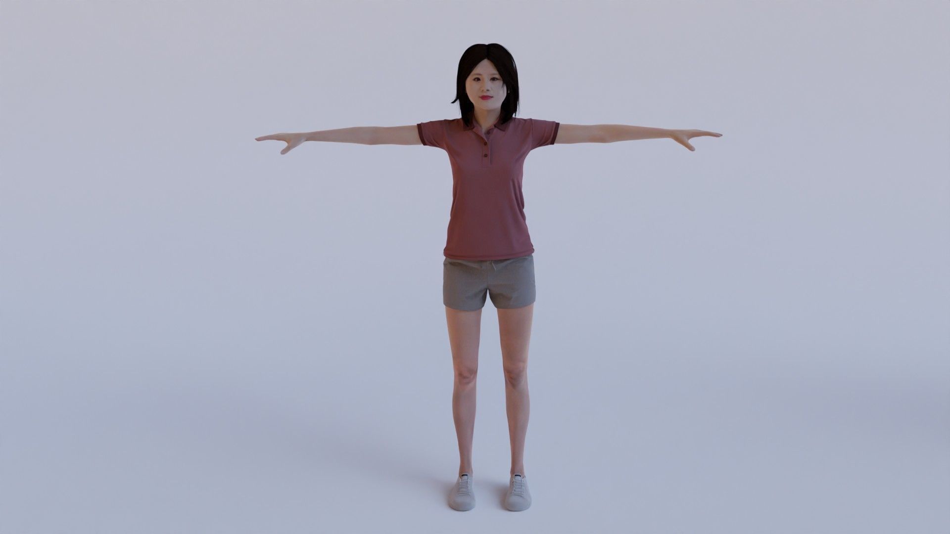 3D model Collection 7 rigged humans textured VR / AR / low-poly | CGTrader