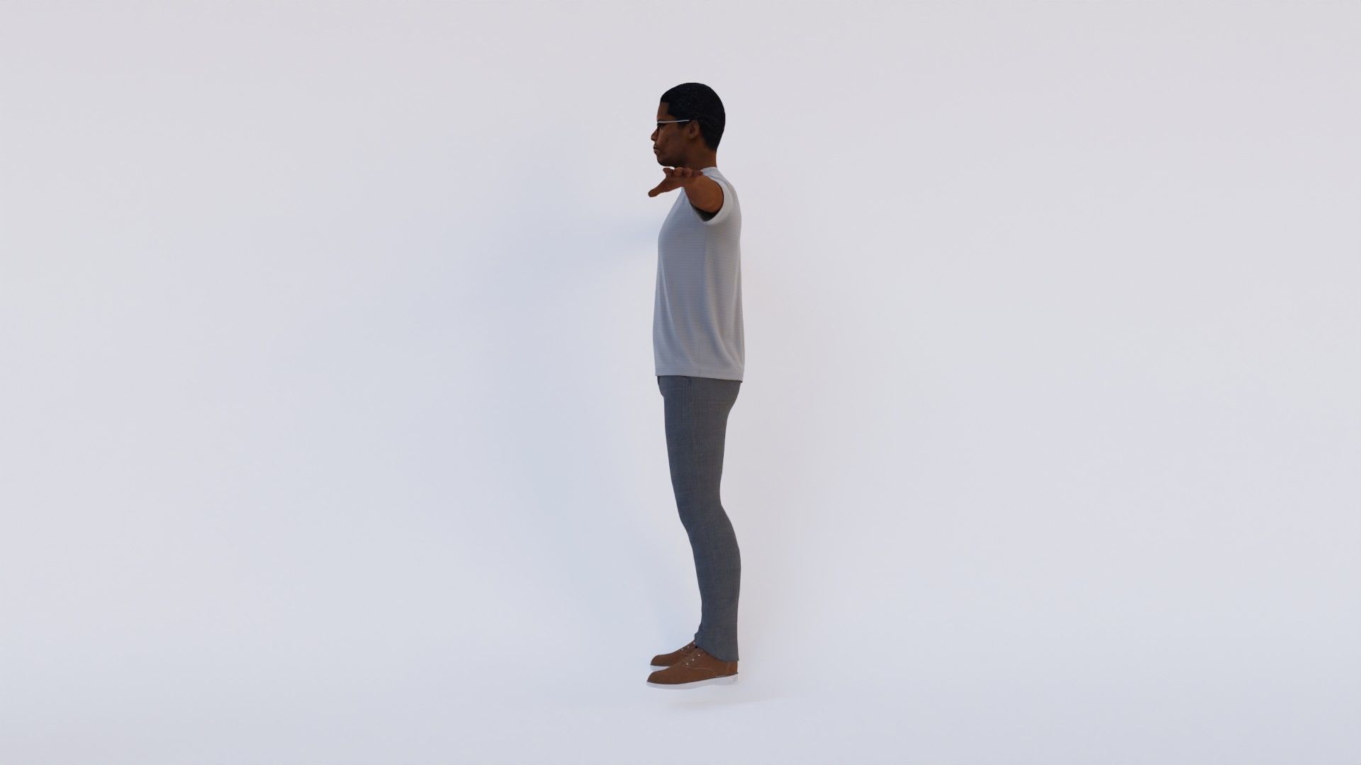 3D model Collection 7 rigged humans textured VR / AR / low-poly | CGTrader