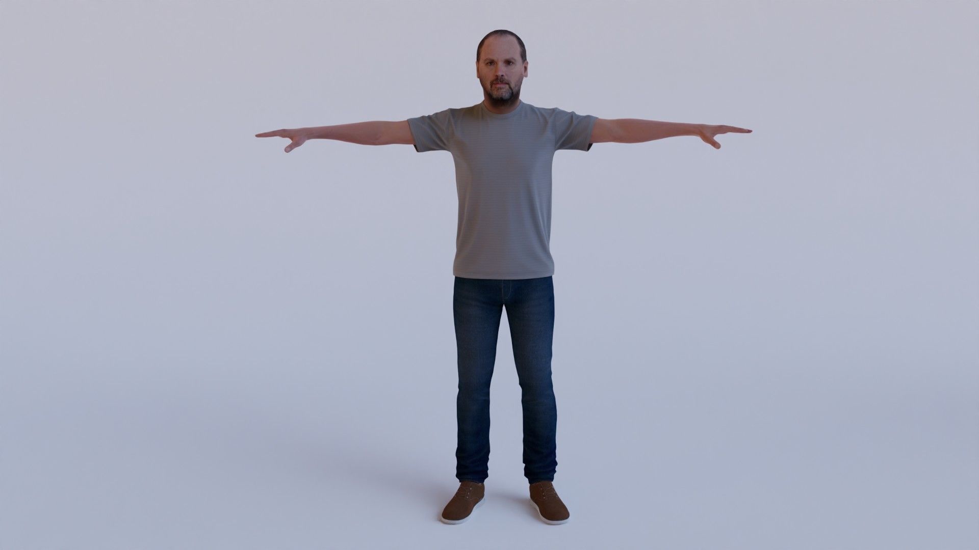 3D model Collection 7 rigged humans textured VR / AR / low-poly | CGTrader