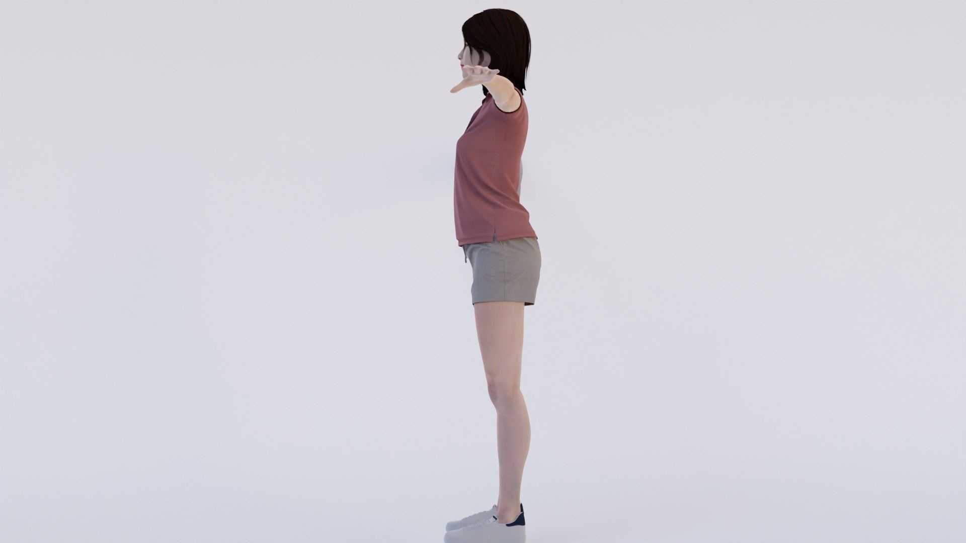 3D model Collection 7 rigged humans textured VR / AR / low-poly | CGTrader