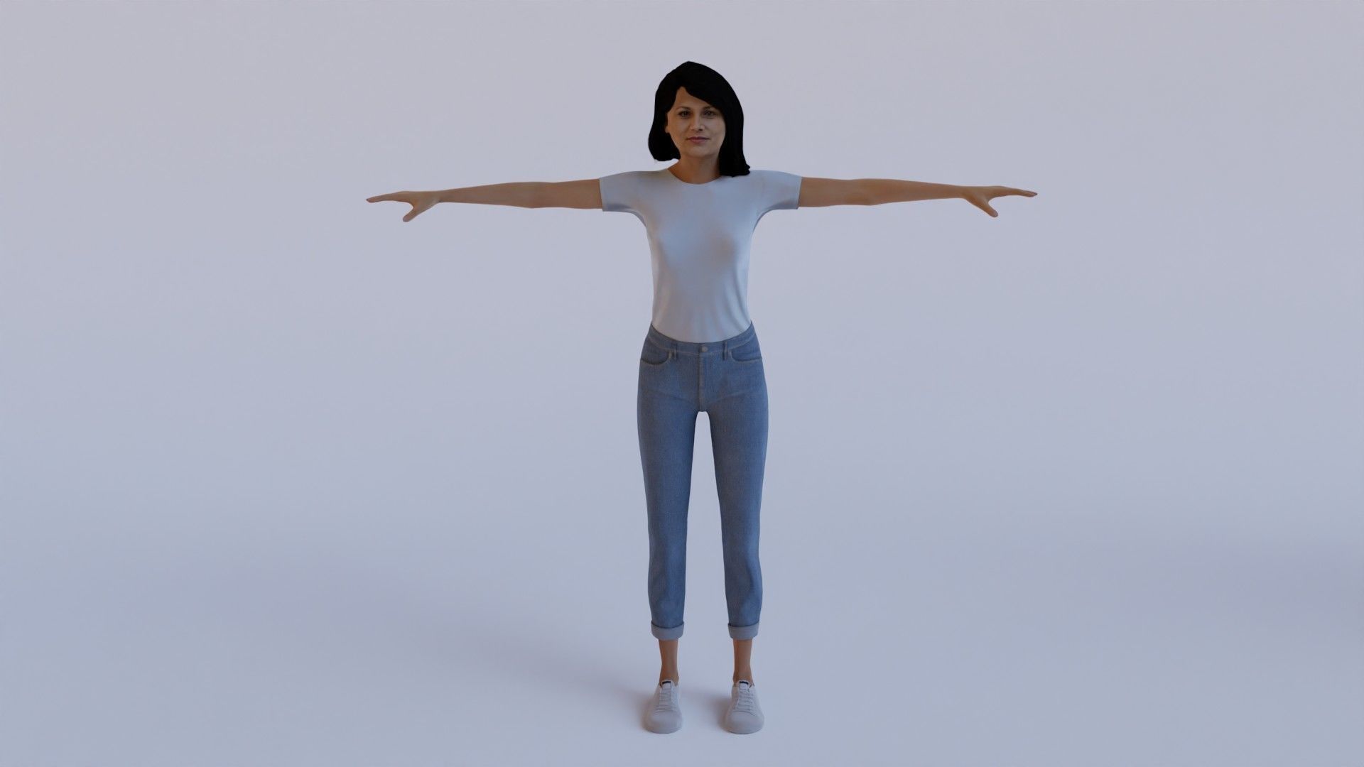 3D model Collection 7 rigged humans textured VR / AR / low-poly | CGTrader