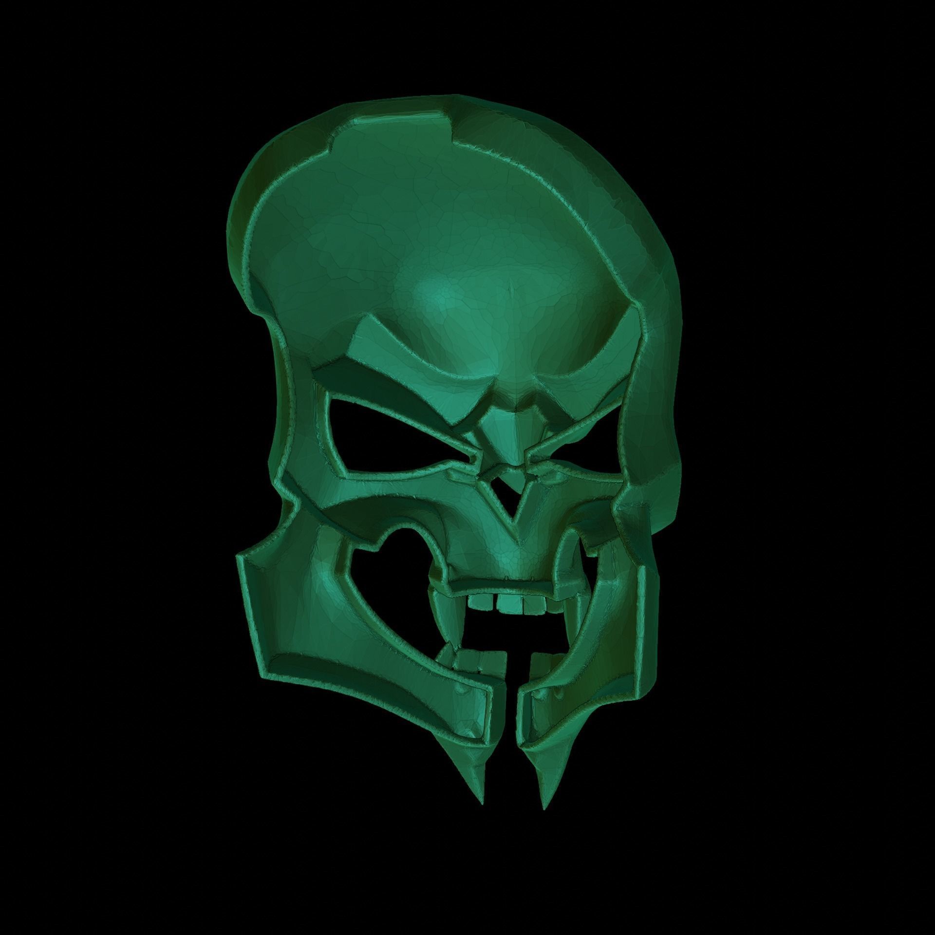 skull mask 3D model 3D printable | CGTrader