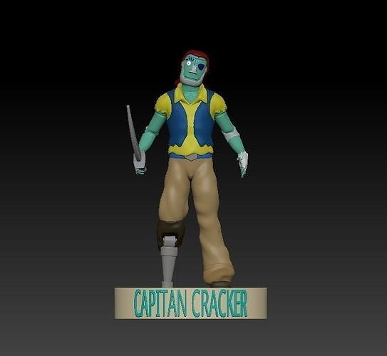 Cracker 3D model 3D printable | CGTrader