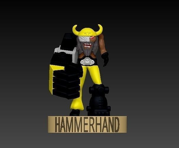 Hammerhand 3D model 3D printable | CGTrader
