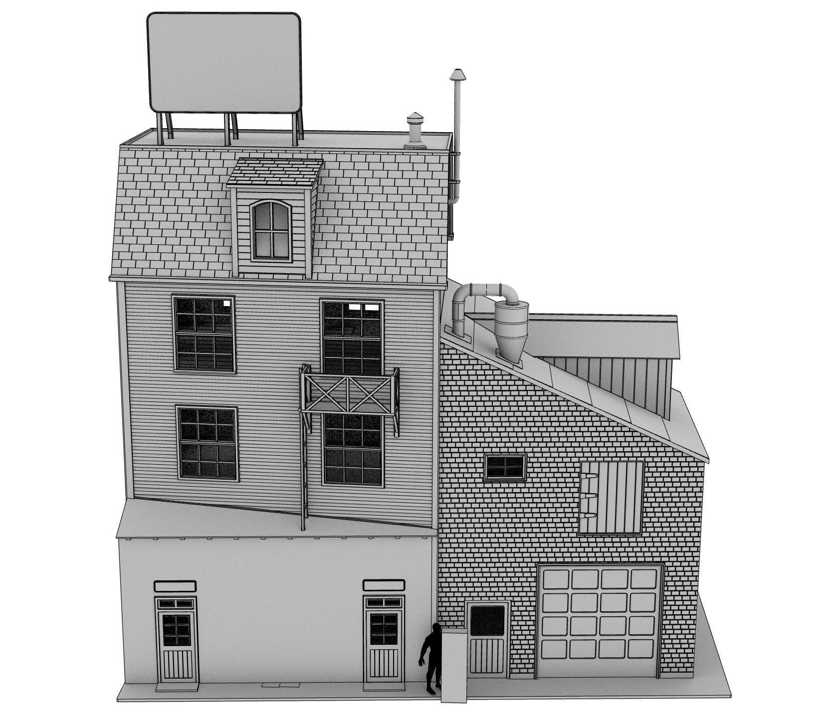 HO scale plumbing supply house 1 87 scale 3D model 3D printable | CGTrader