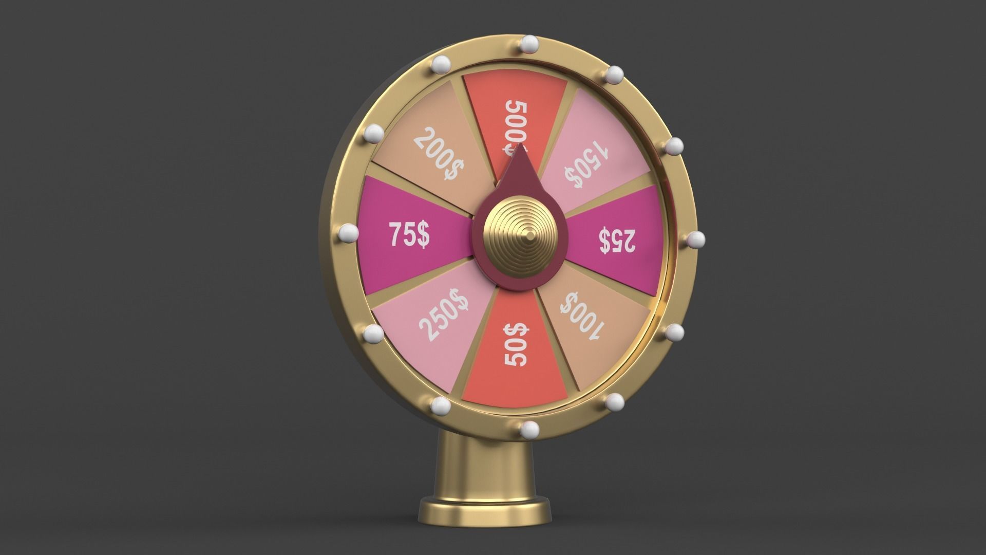 Wheel of Fortune 3D model | CGTrader