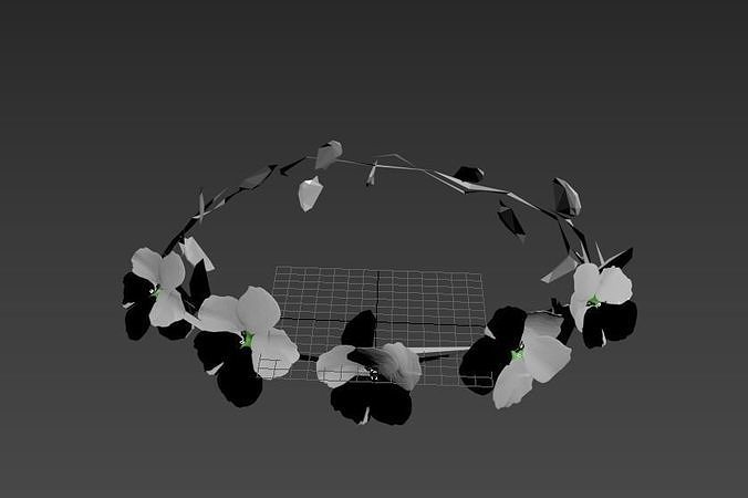 wreath free 3D model | CGTrader