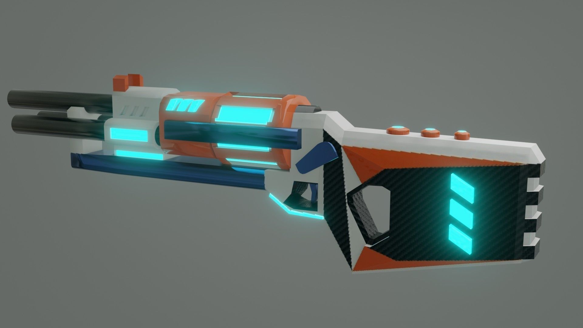 laser blaster free VR / AR / low-poly 3D model | CGTrader