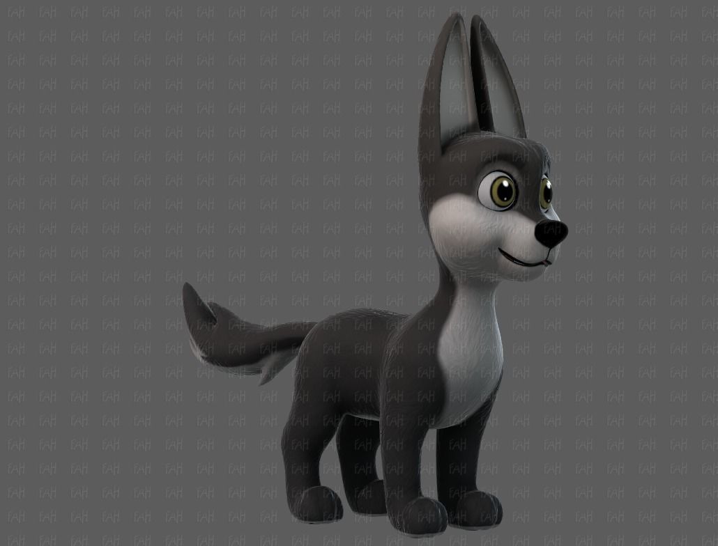 3D model Dog base cartoonV11 VR / AR / low-poly | CGTrader