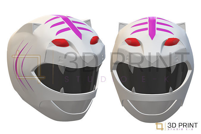 Mighty Morphin Power Rangers White Ranger Helmet