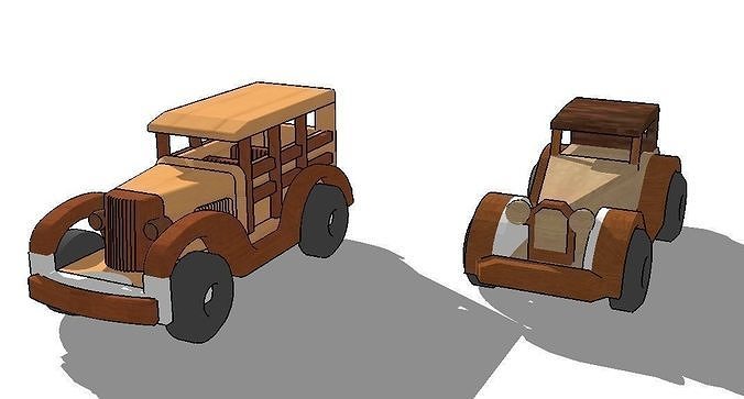 Vintage Car Set by Outland Models 3D Printable 3D model 3D printable ...