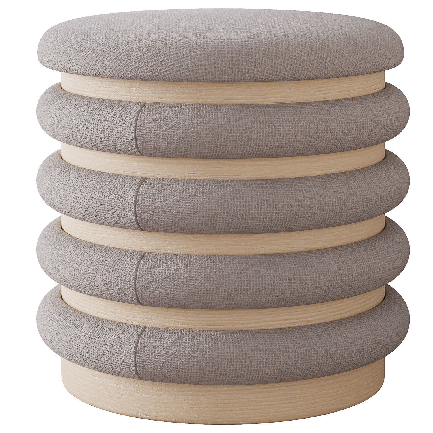 53 Ottoman Oliver Round 3D model | CGTrader