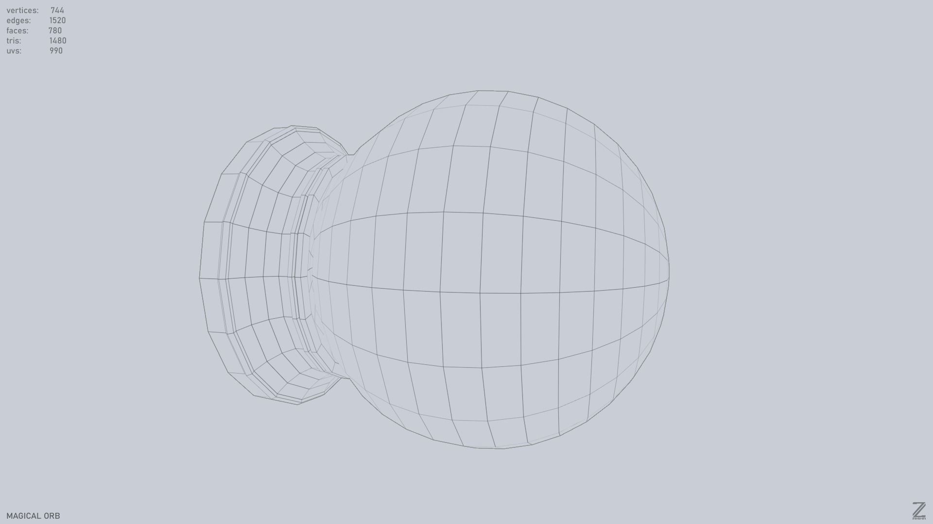 3D model Magical Orb VR / AR / low-poly | CGTrader