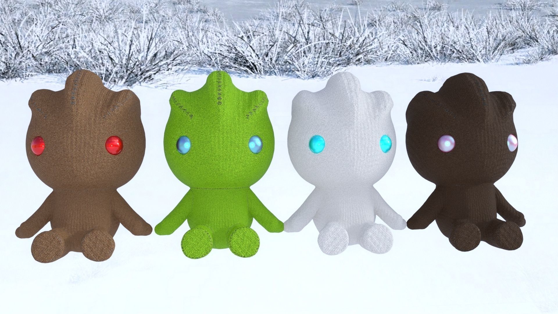 alien vargin ET toy 3D model | CGTrader