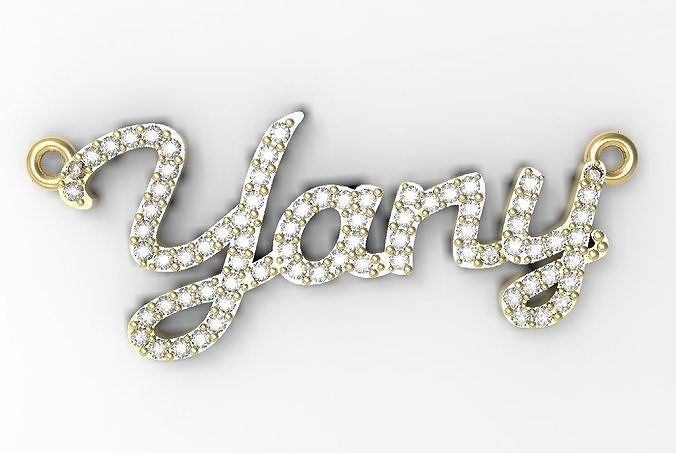 Yani name plate 3D model 3D printable | CGTrader