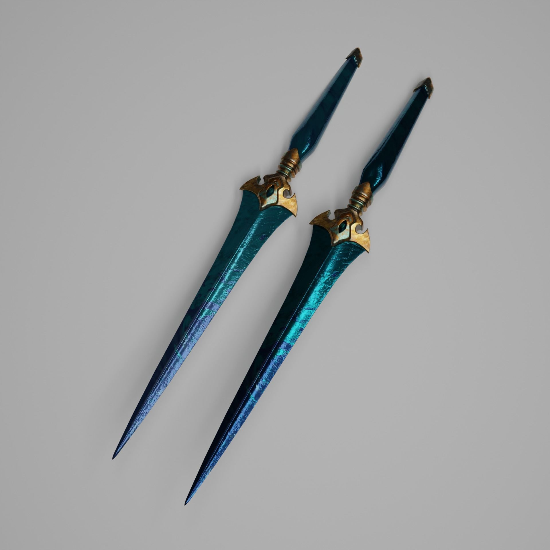 3D model Edge of night Dagger VR / AR / low-poly | CGTrader