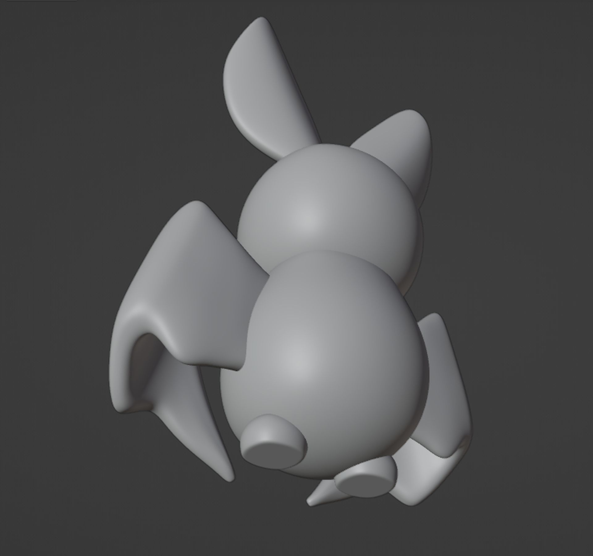 Bat Figurine 3D model 3D printable | CGTrader