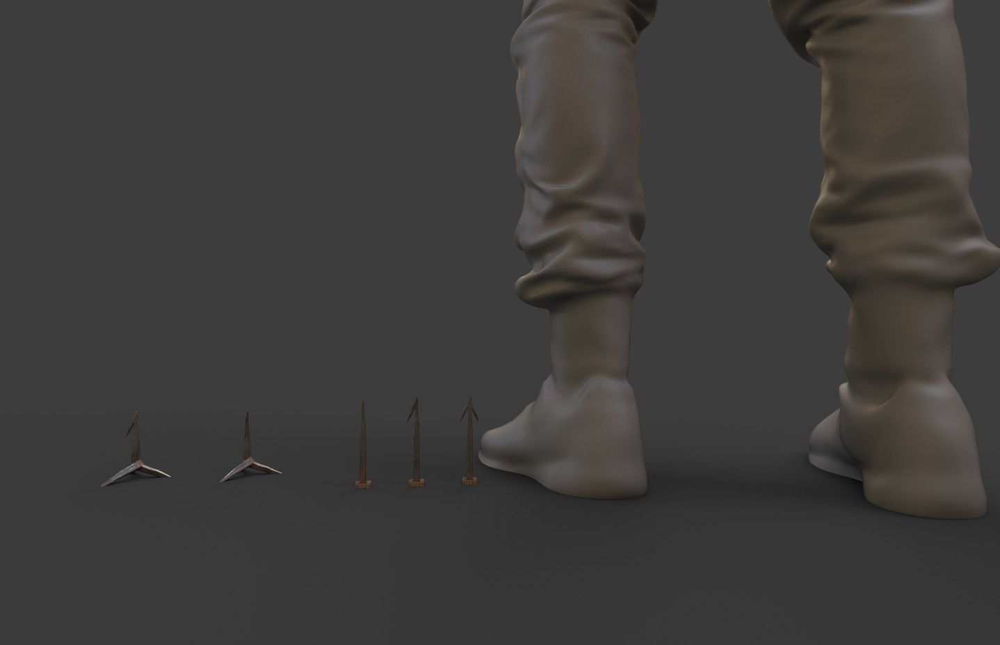 3D model Foot trap caltrops crows feet VR / AR / low-poly | CGTrader