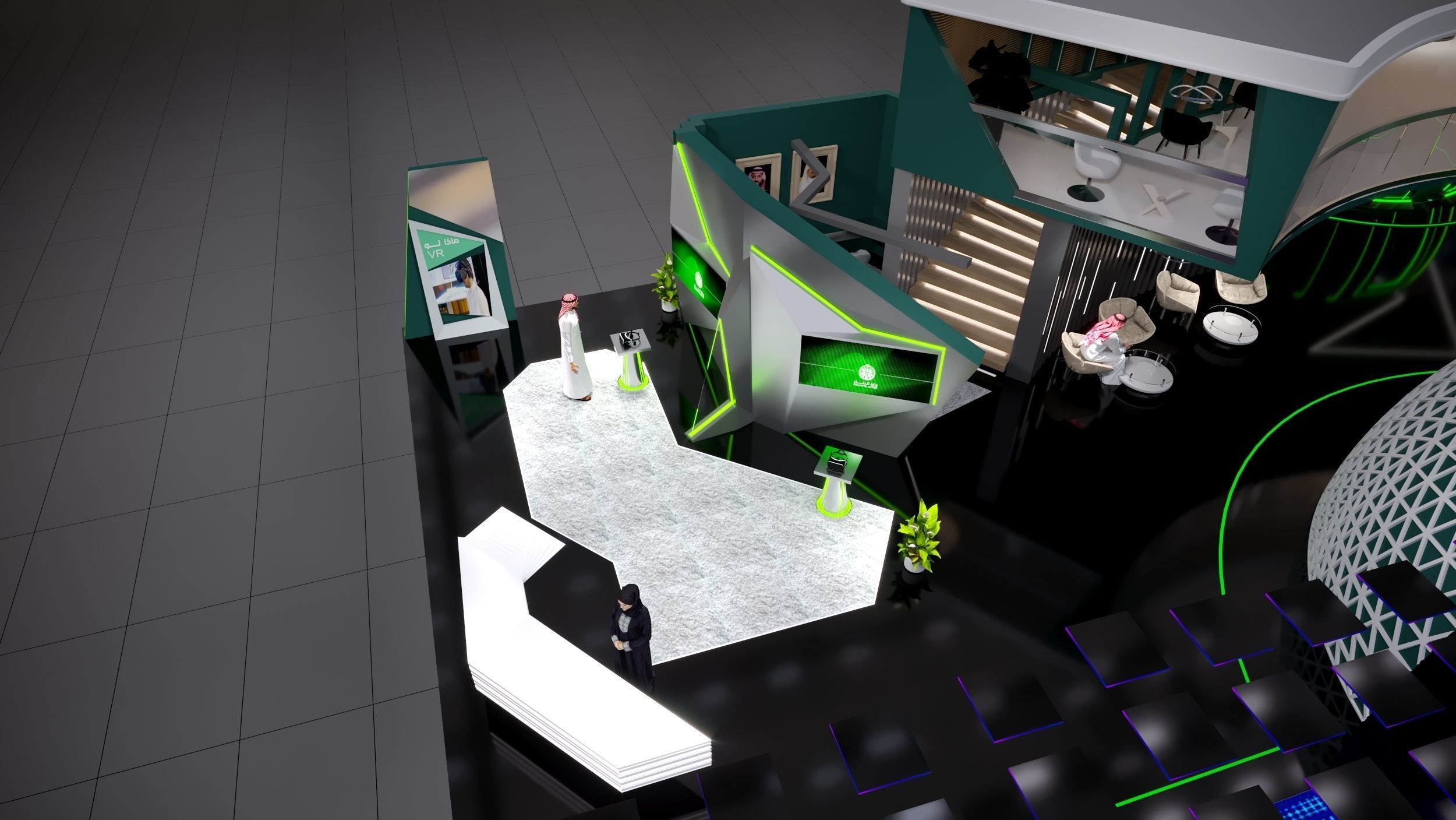 booth Ministry of Defense 1000m 3D model animated rigged | CGTrader