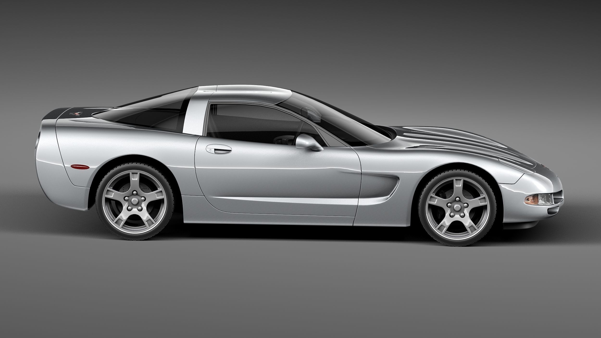 Chevrolet Corvette C5 targa 3D model | CGTrader
