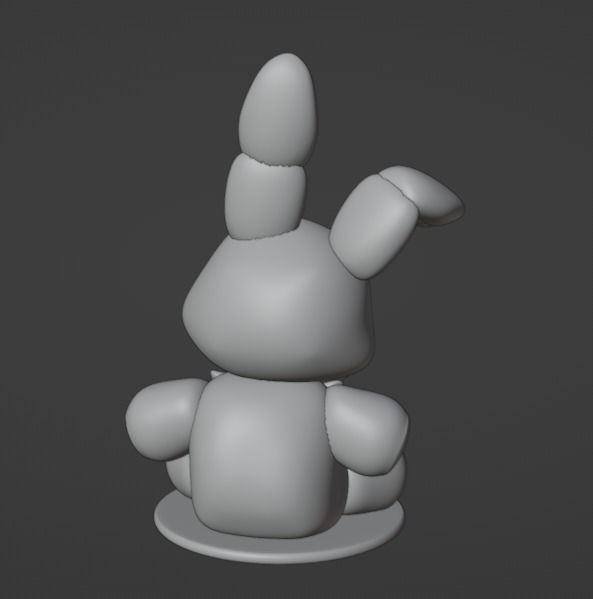 Bonnie The Bunny Plushie - Five Nights At Freddys 3D model 3D printable ...