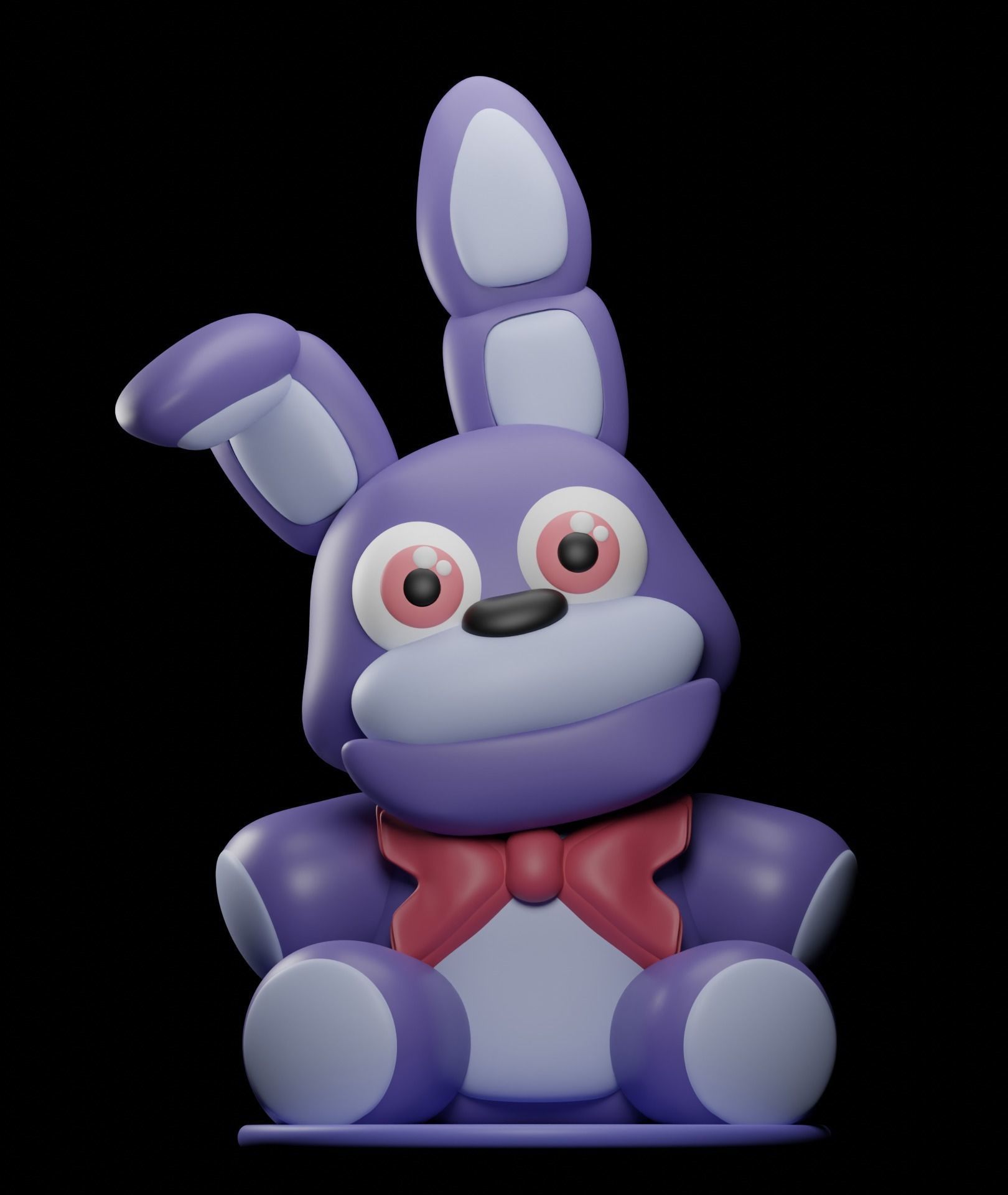 Bonnie The Bunny Plushie - Five Nights At Freddys 3D model 3D printable ...
