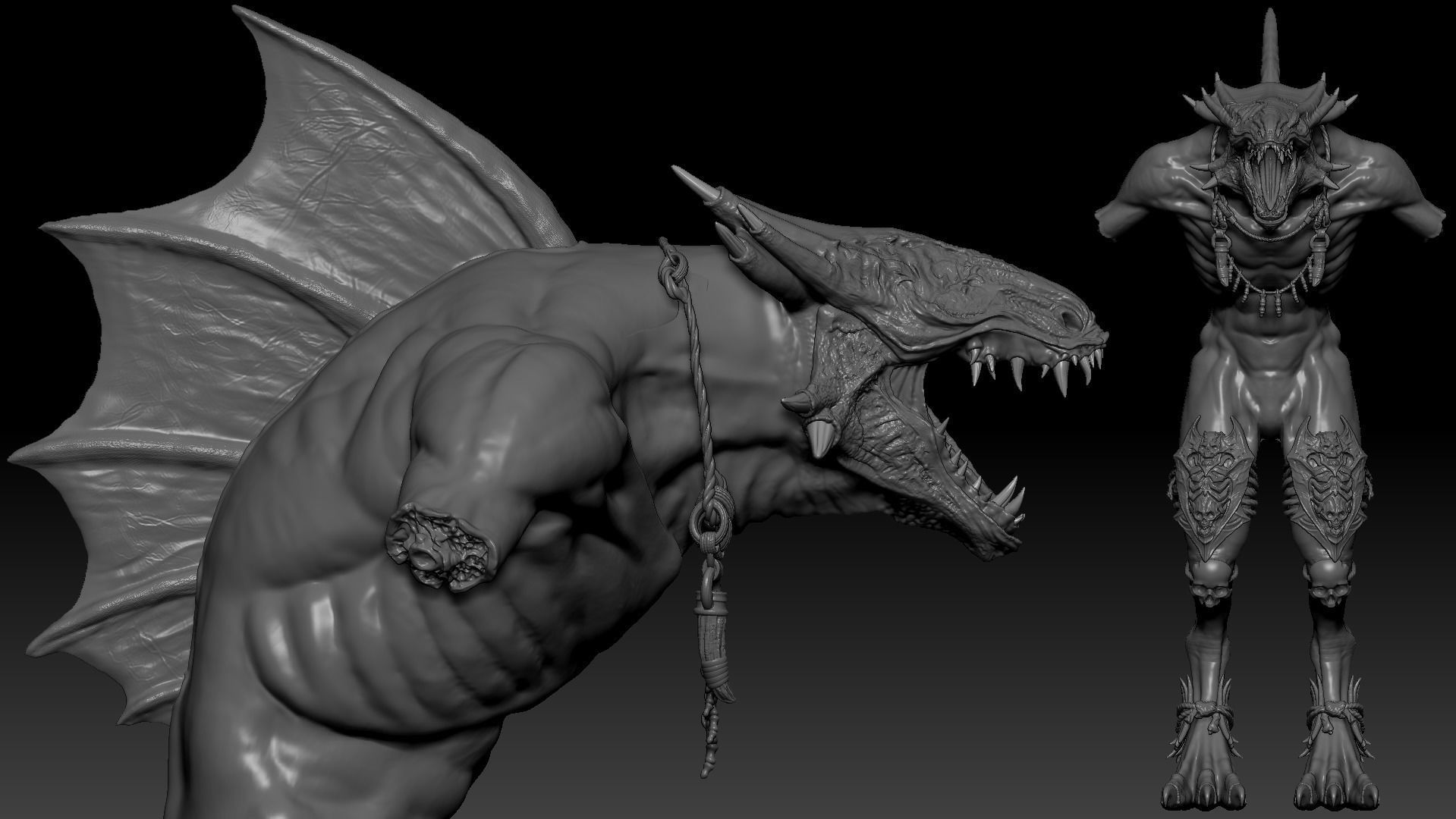 Serpens High Quality Sculpt 3D model 3D model | CGTrader