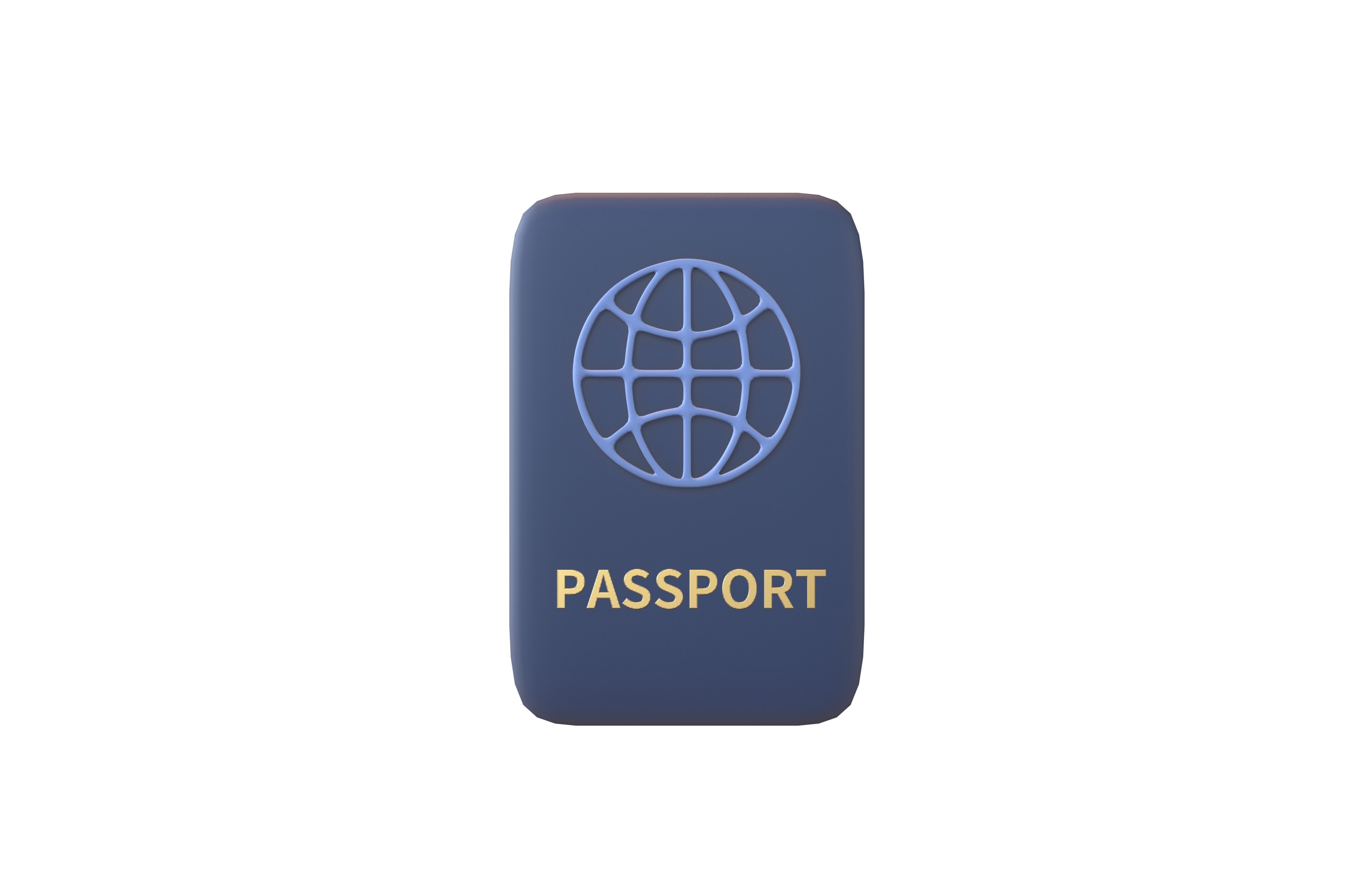 3D model Cartoon Passport v1 001 VR / AR / low-poly | CGTrader