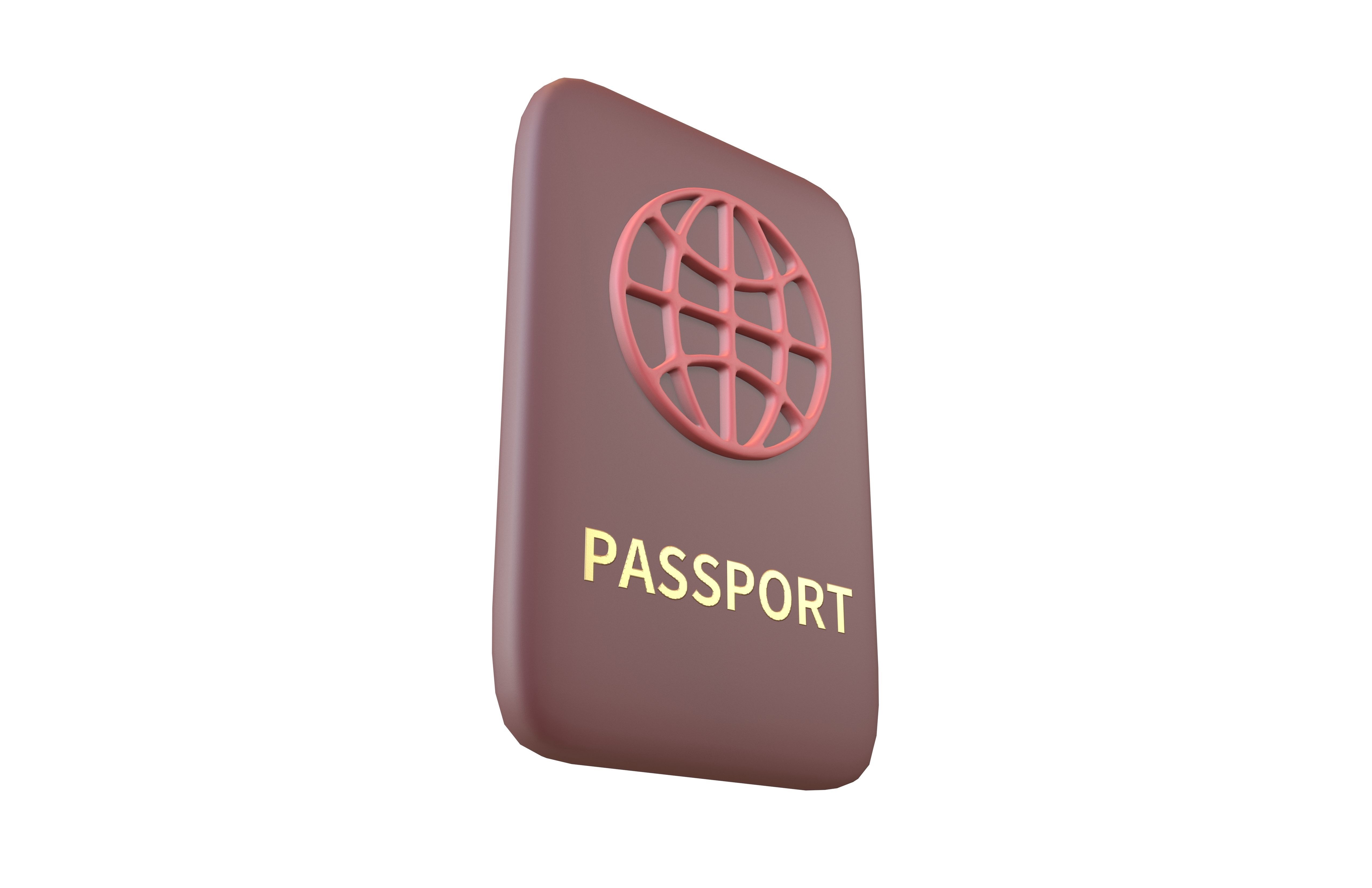3D model Cartoon Passport v1 002 VR / AR / low-poly | CGTrader
