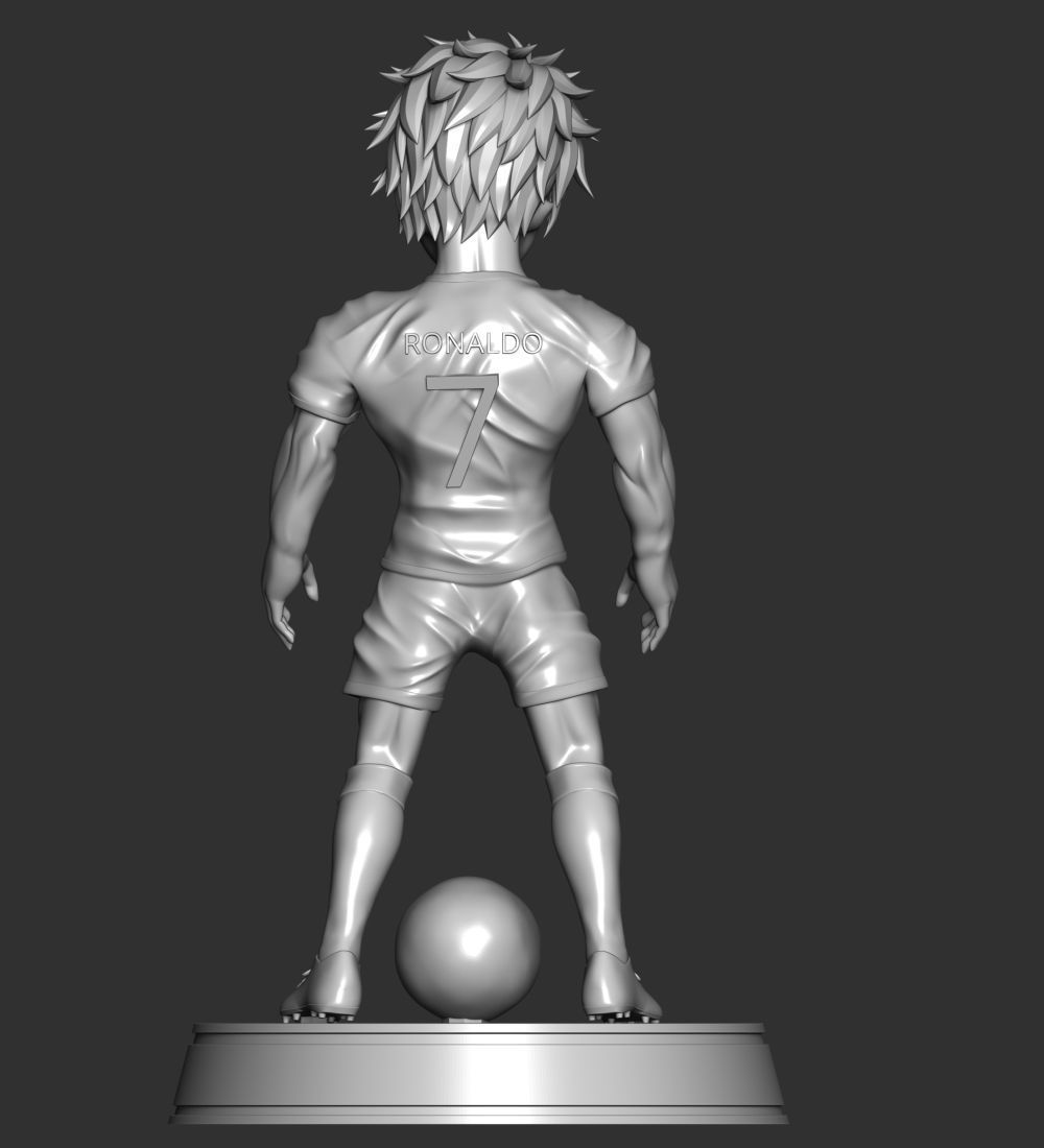 One Piece - Luffy Cosplay Ronaldo 3D model 3D printable | CGTrader
