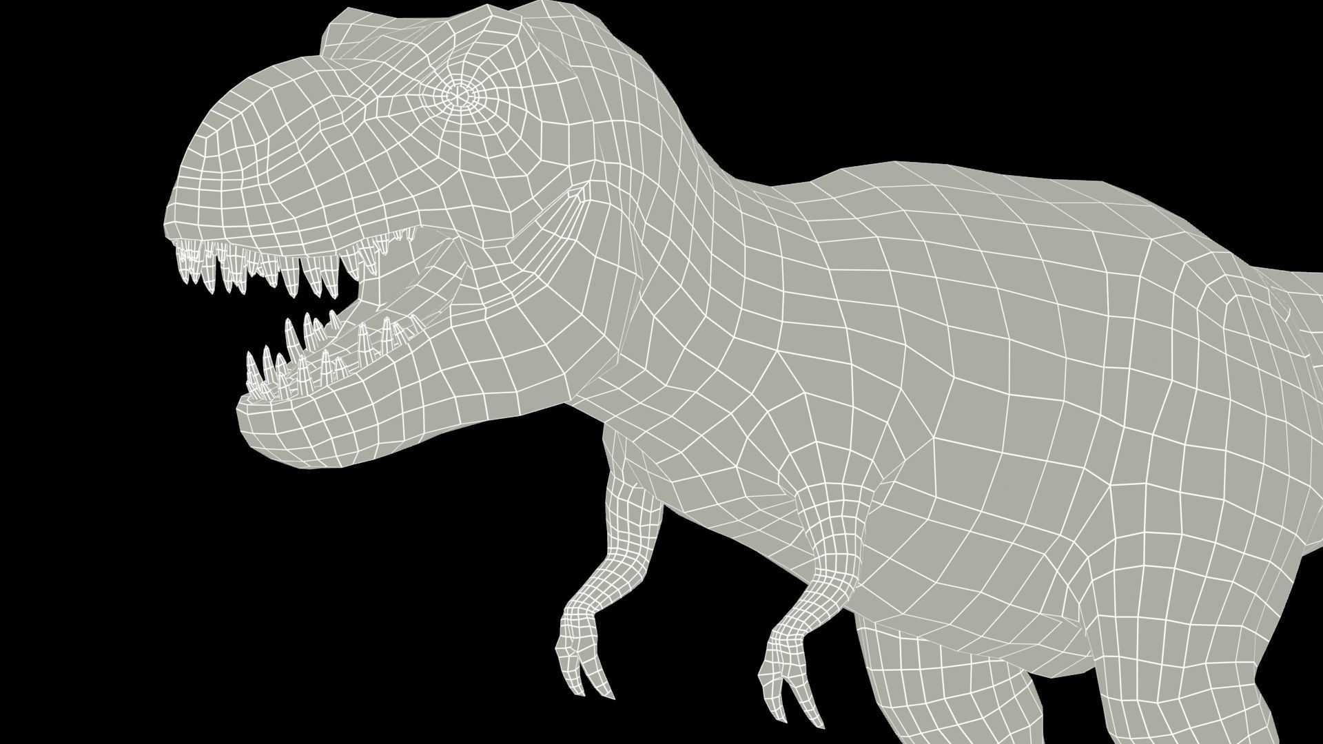 3D model Tyrannosaurus Rex Animated VR / AR / low-poly | CGTrader