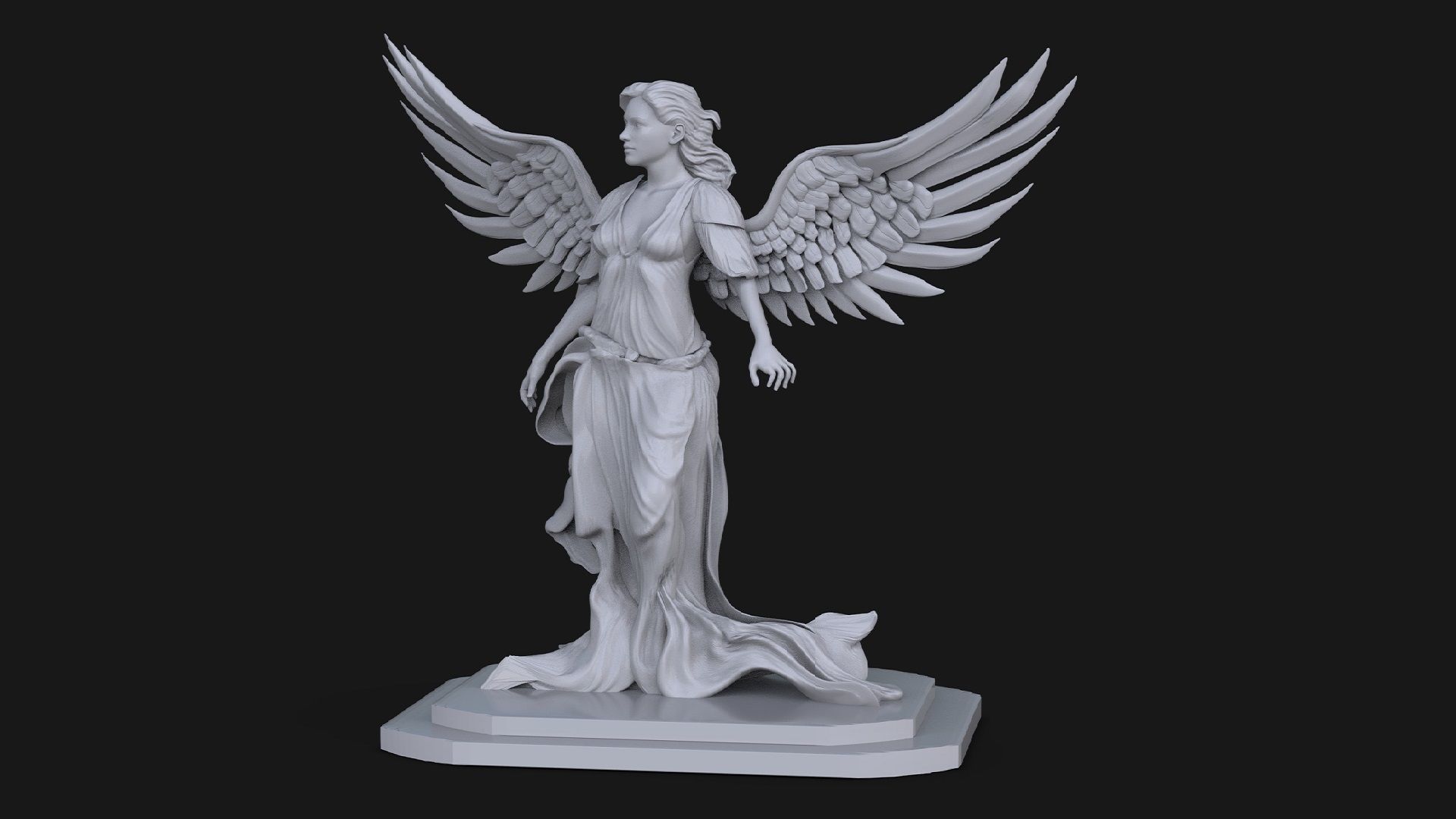 Angel 3D model 3D printable | CGTrader