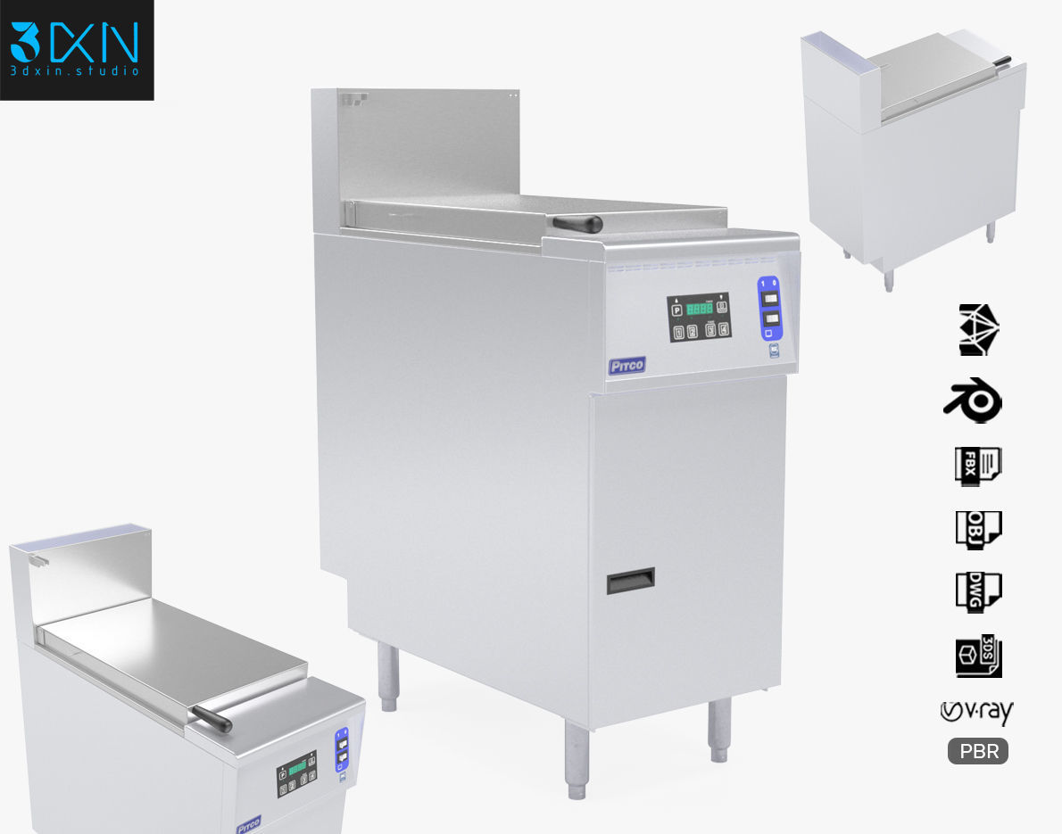 Pitco Srte14 Electric Commercial Rethermalizer thaw precooked 3D model ...